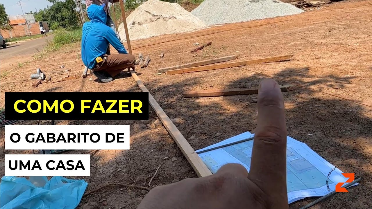 [Casa alvorada] Como fazer o gabarito para a construção de uma casa ...