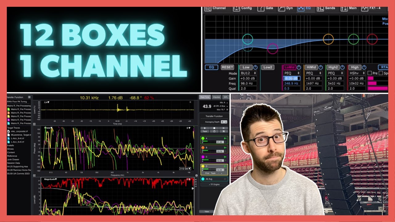 Tuning A 12 Box Arena Line Array Hang With A Single Processing Channel ...