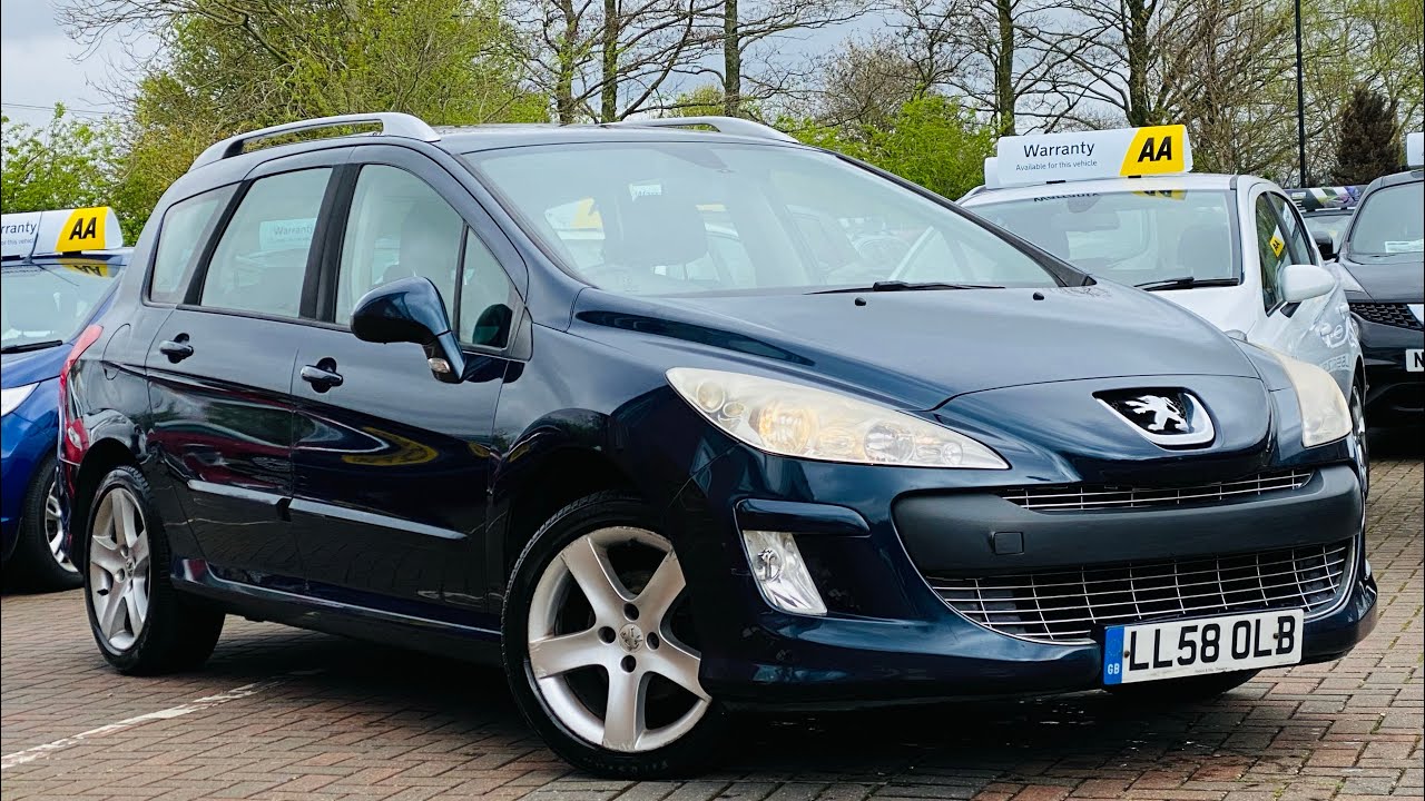 Peugeot 308 estate 1.6 HDI 2008 - YouTube