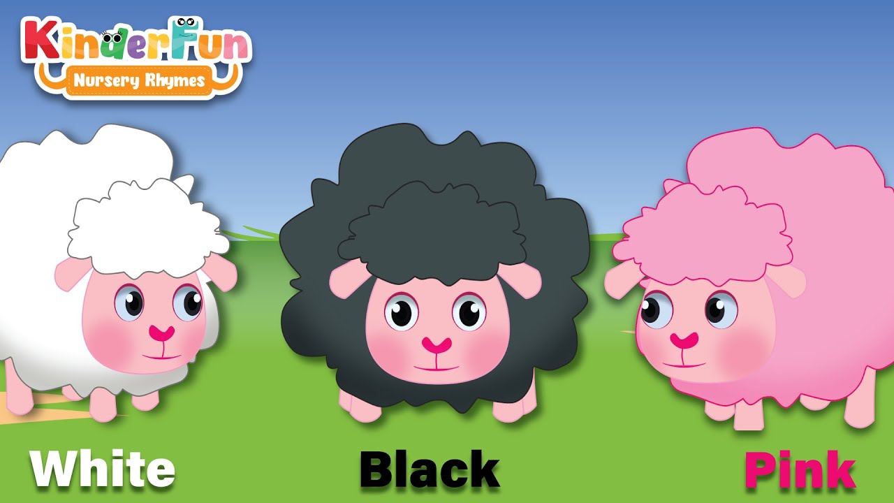 𝐊𝐢𝐝𝐬 𝐒𝐨𝐧𝐠𝐬 & 𝐍𝐮𝐫𝐬𝐞𝐫𝐲 𝐑𝐡𝐲𝐦𝐞𝐬| Learn colors with Baa Baa Black Sheep ...