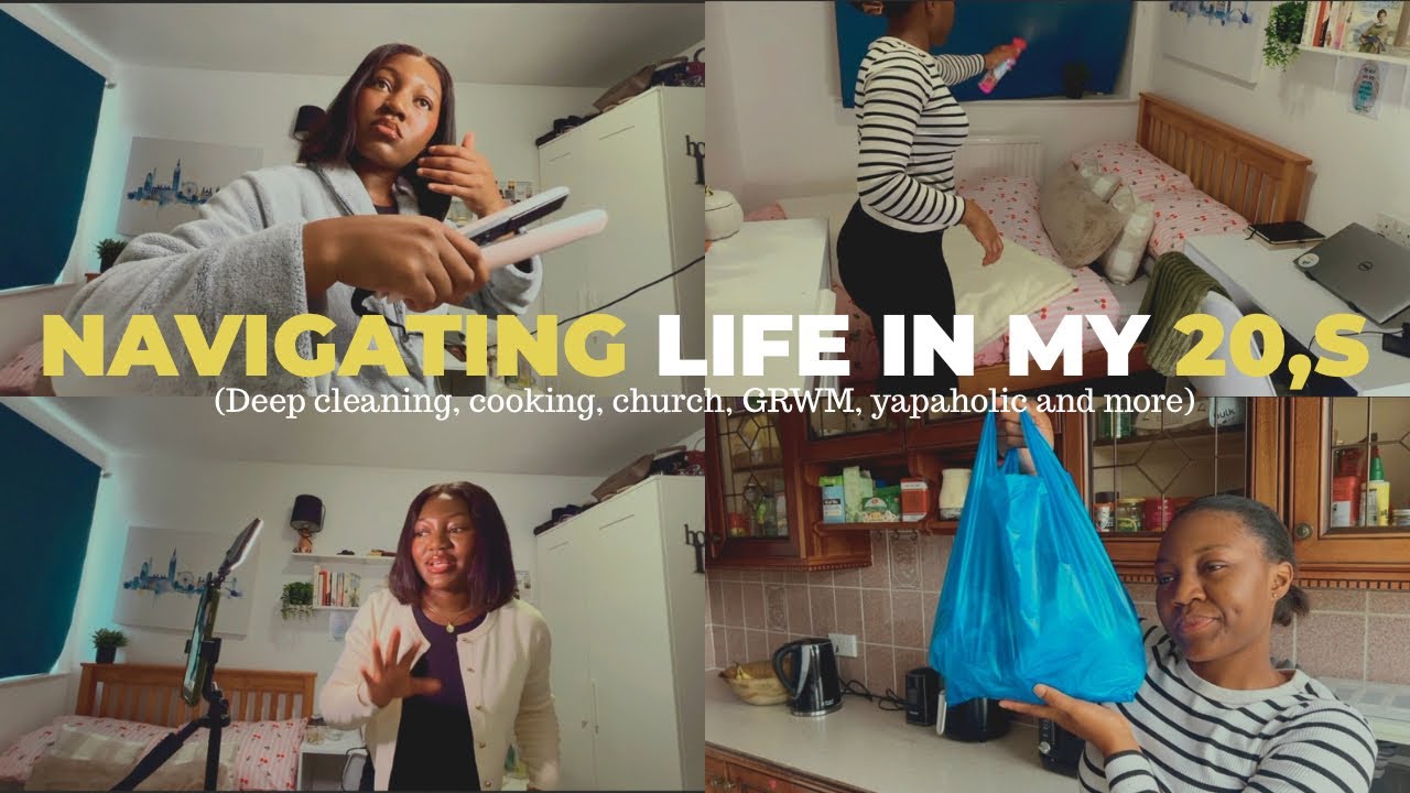 Living in England| Cooking| makeup routine| Deep cleaning my room ...