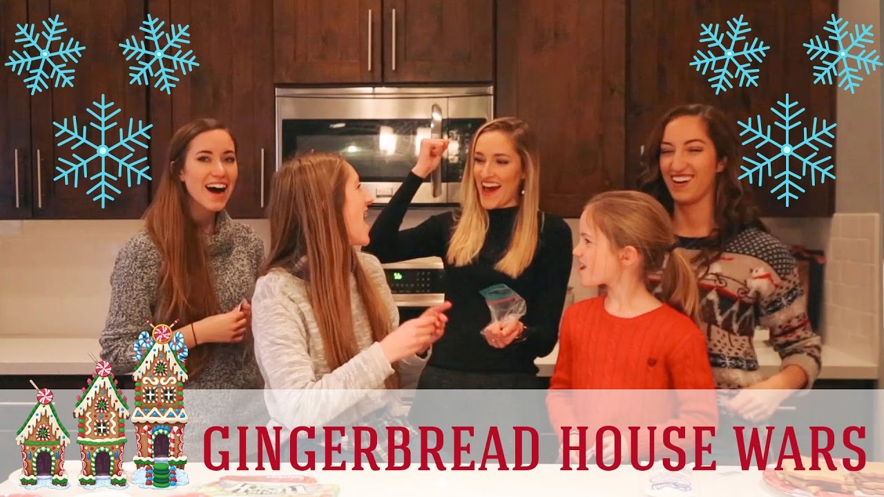 Gingerbread House Wars | #12DaysofGS | Gardiner Sisters - YouTube