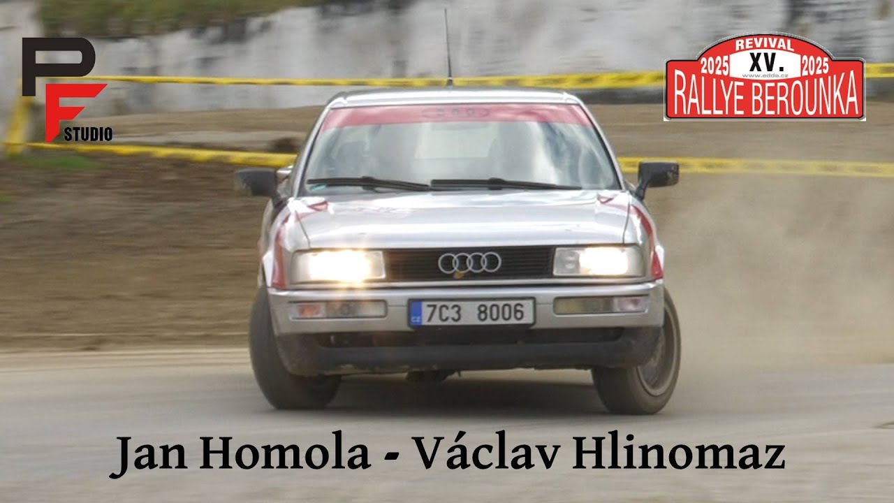 Jan Homola - Václav Hlinomaz - Audi 80 - XV. Rallye Berounka Revival ...