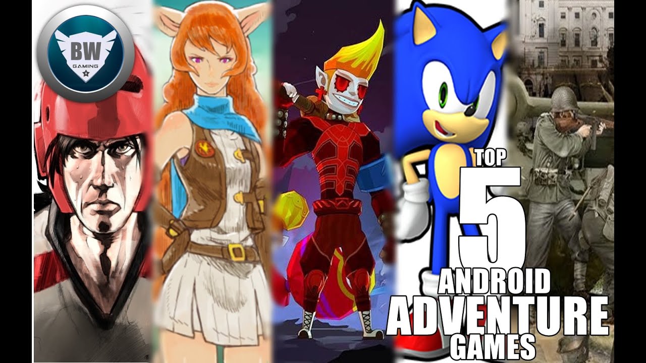 TOP 5 ANDROID ADVENTURE GAMES FULL HD - YouTube