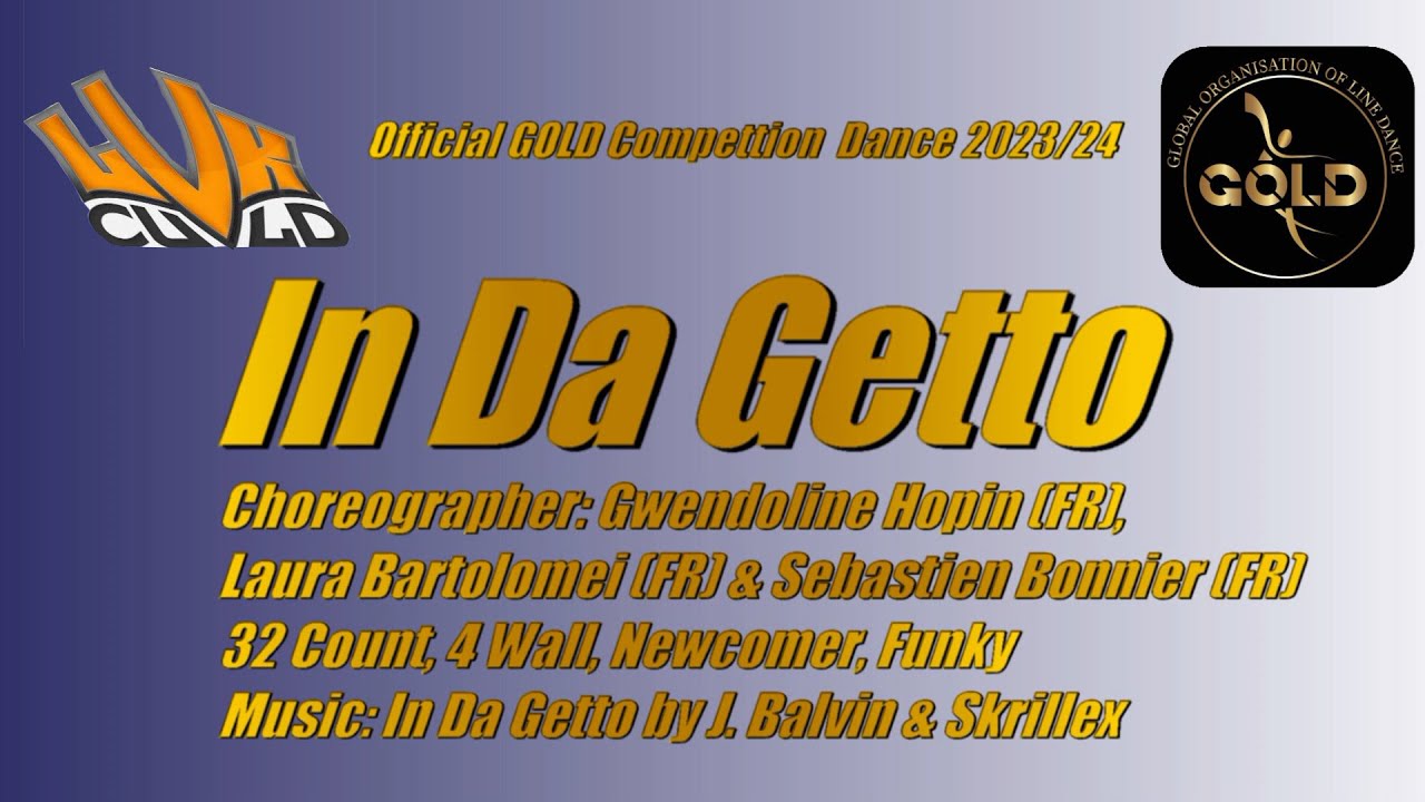 Linedance - In Da Getto - Demo & Teach - YouTube