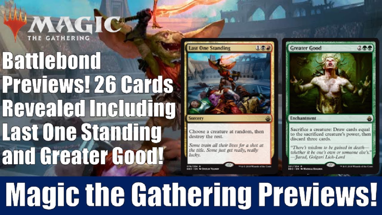 MTG Battlebond Previews: 26 Cards Revealed Including Last One Standing ...