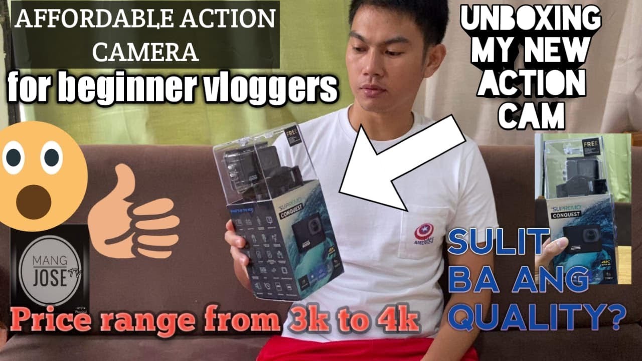 Affordable action camera for beginner vloggers | Supremo Conquest ...