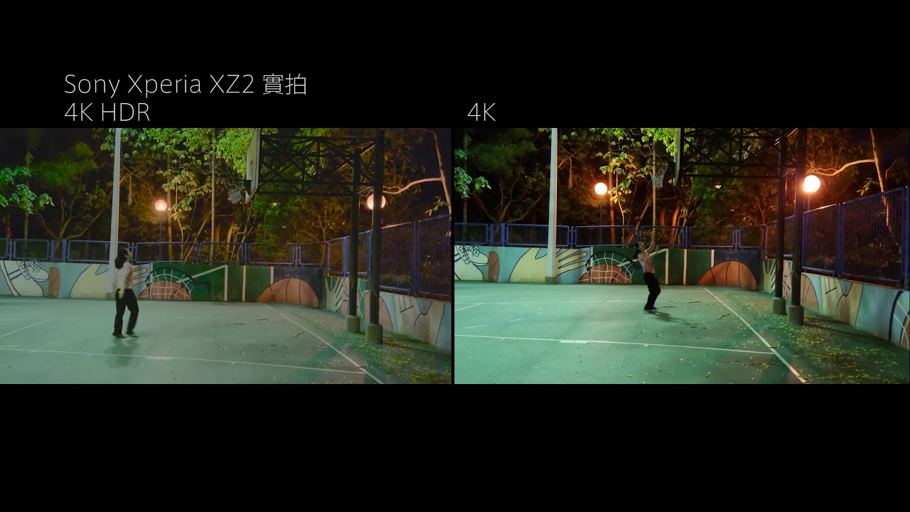 Sony Xperia XZ2 4K and 4K HDR Movie Comparison 2 - YouTube