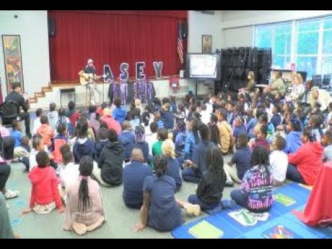 Casey Elementary School Welcomes the Mississippi Book Festival - YouTube
