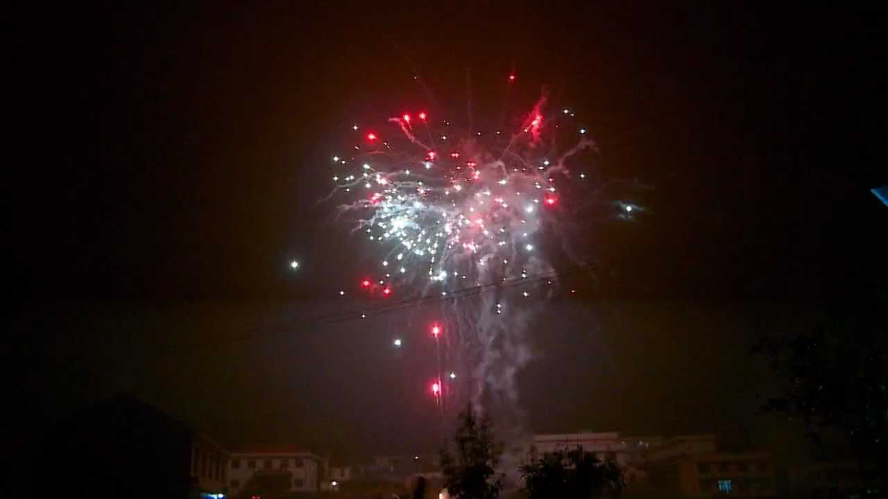 Blood Red Cake 1 - Reaction Fireworks - YouTube