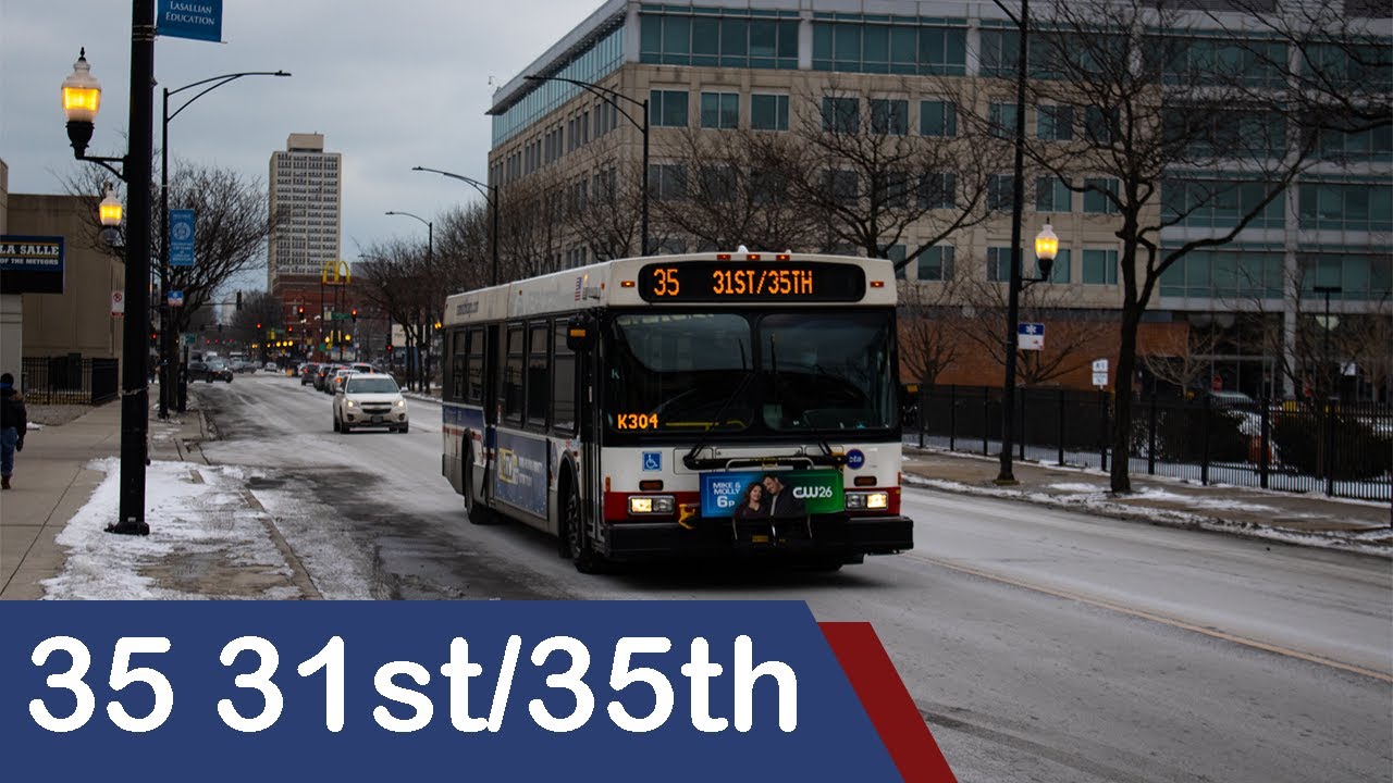 Ride on CTA Route 35 WB Real Time - YouTube