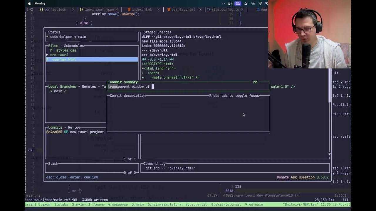 Trying Tauri | Rust | TypeScript - YouTube