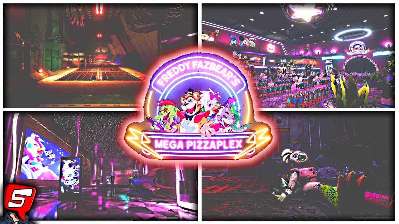 FNAF Security Breach All Teasers (Brightened/Edited) Five Nights At ...