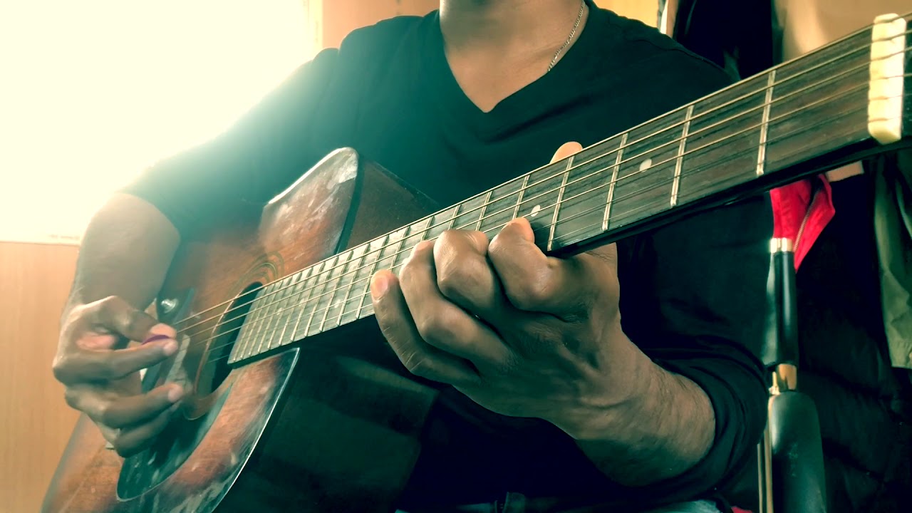 Api katha nokara imu guitar cover - YouTube