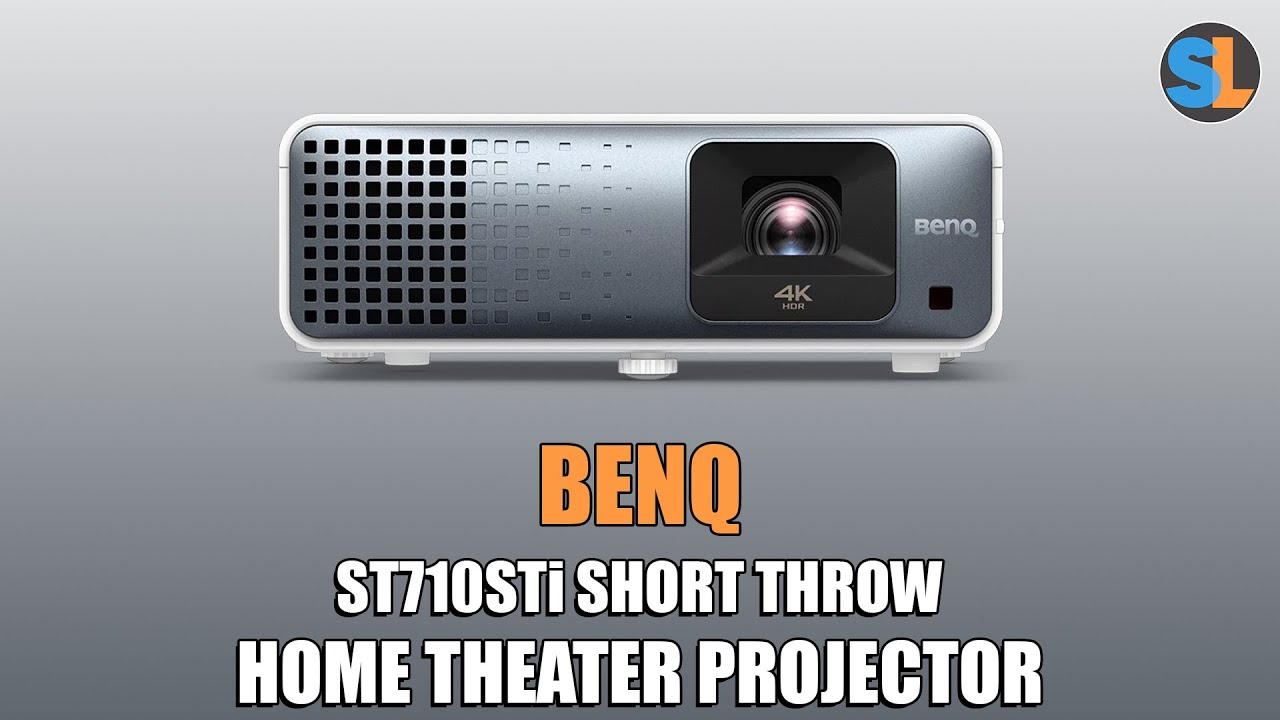 BenQ TK710STi Short throw Home Theater Gaming Projector Review - YouTube