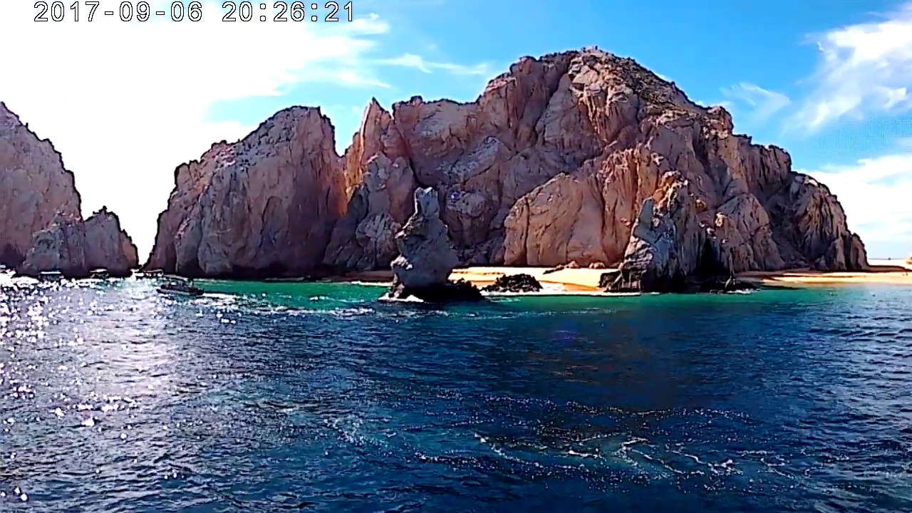 Slow Motion Cabo San Lucas Mexico from boat - YouTube