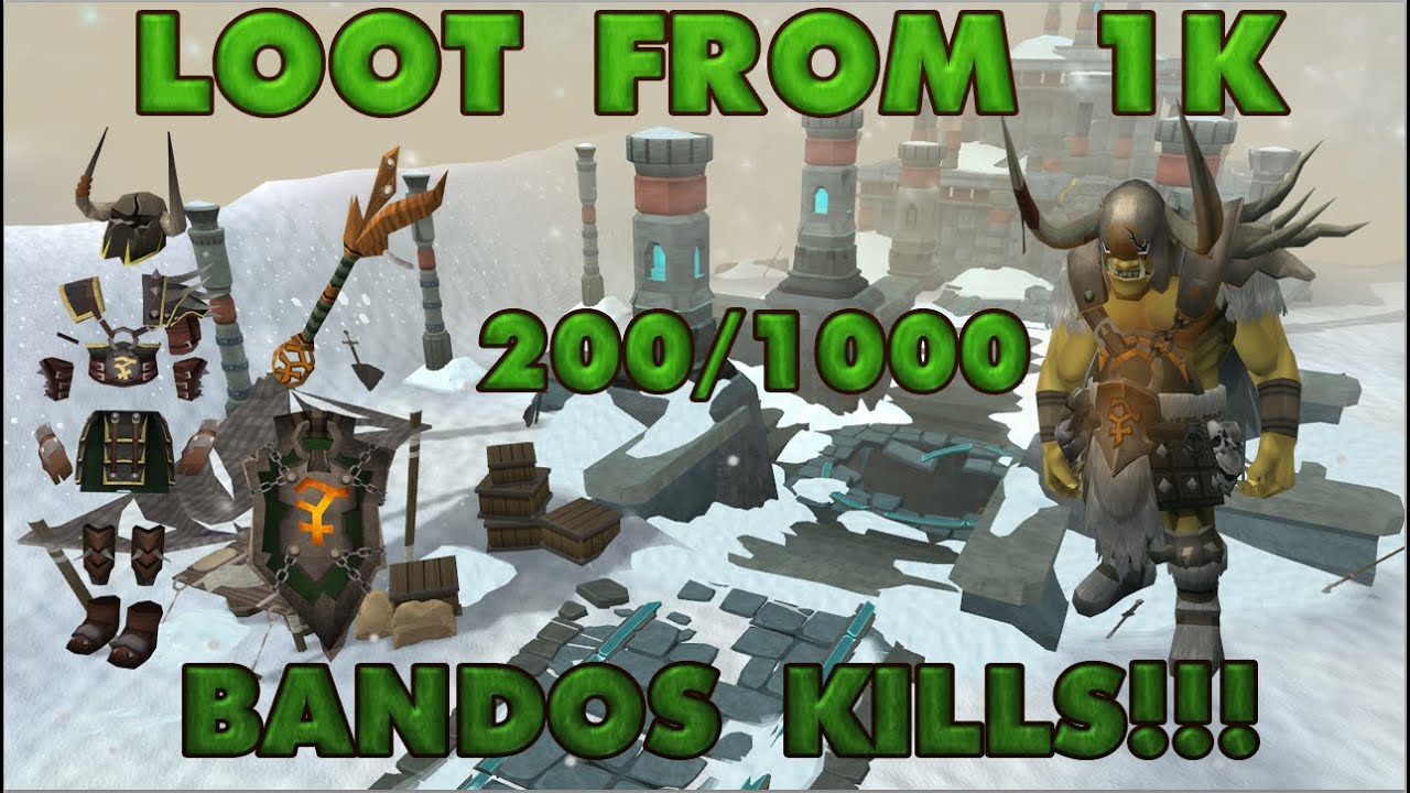 My New Series...200/1000 Bandos Boss KIlls - YouTube