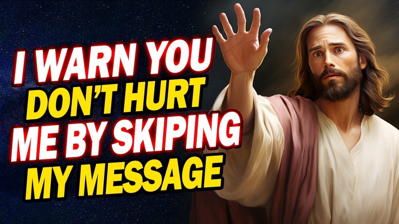 Jesus Says: Don't Hurt Me By Skipping My Message, It's Urgent For you ...