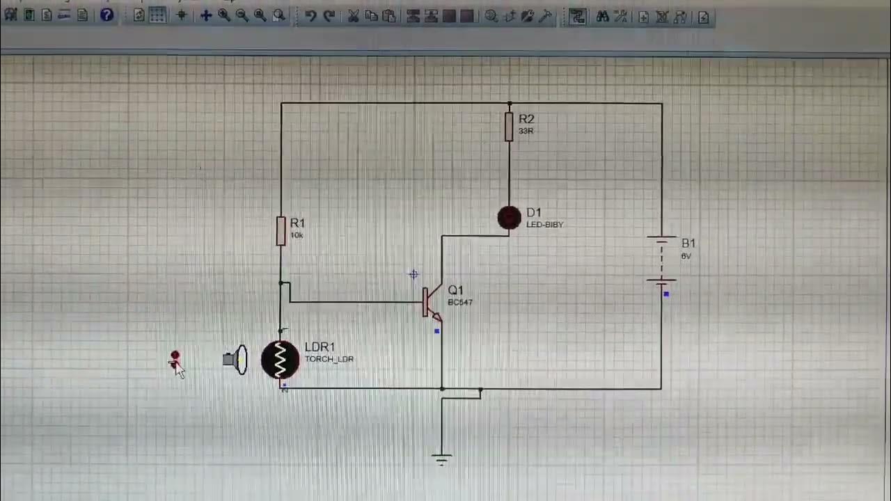 LDR circuit simulation - YouTube