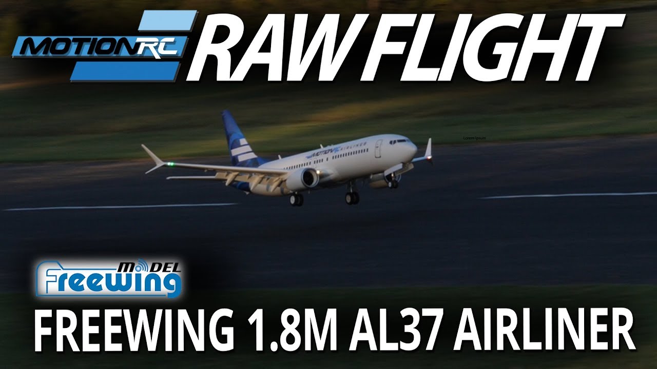 Freewing 1.8M AL37 Airliner Flight at Nall in the Fall - YouTube