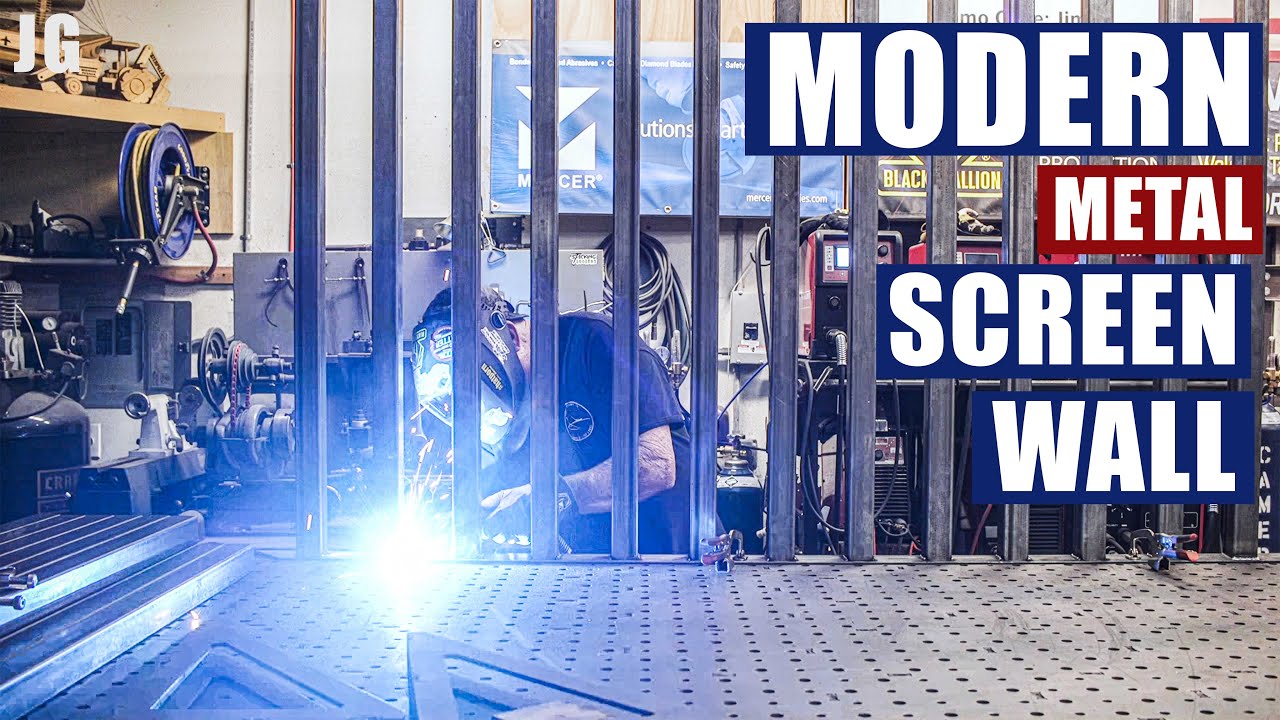 Modern Metal Screen Wall | JIMBO'S GARAGE - YouTube