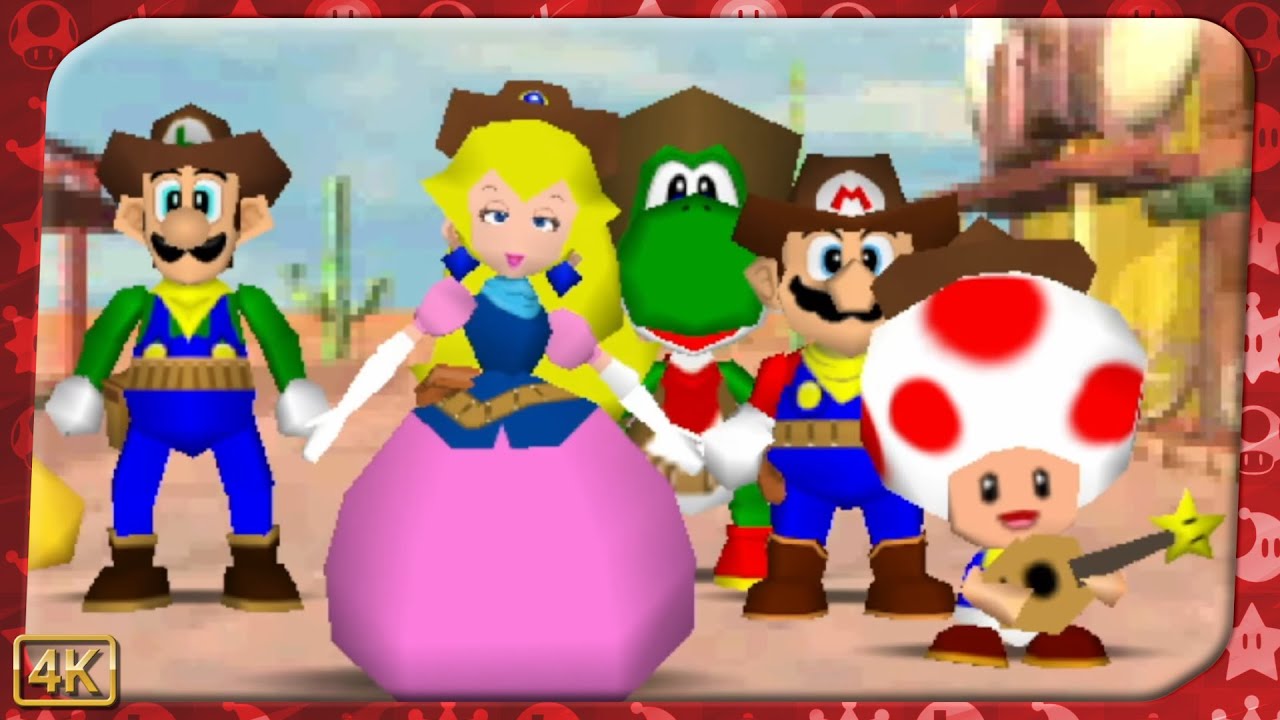 Mario Party 2 for N64 ⁴ᴷ Western Land (Mario gameplay) - YouTube