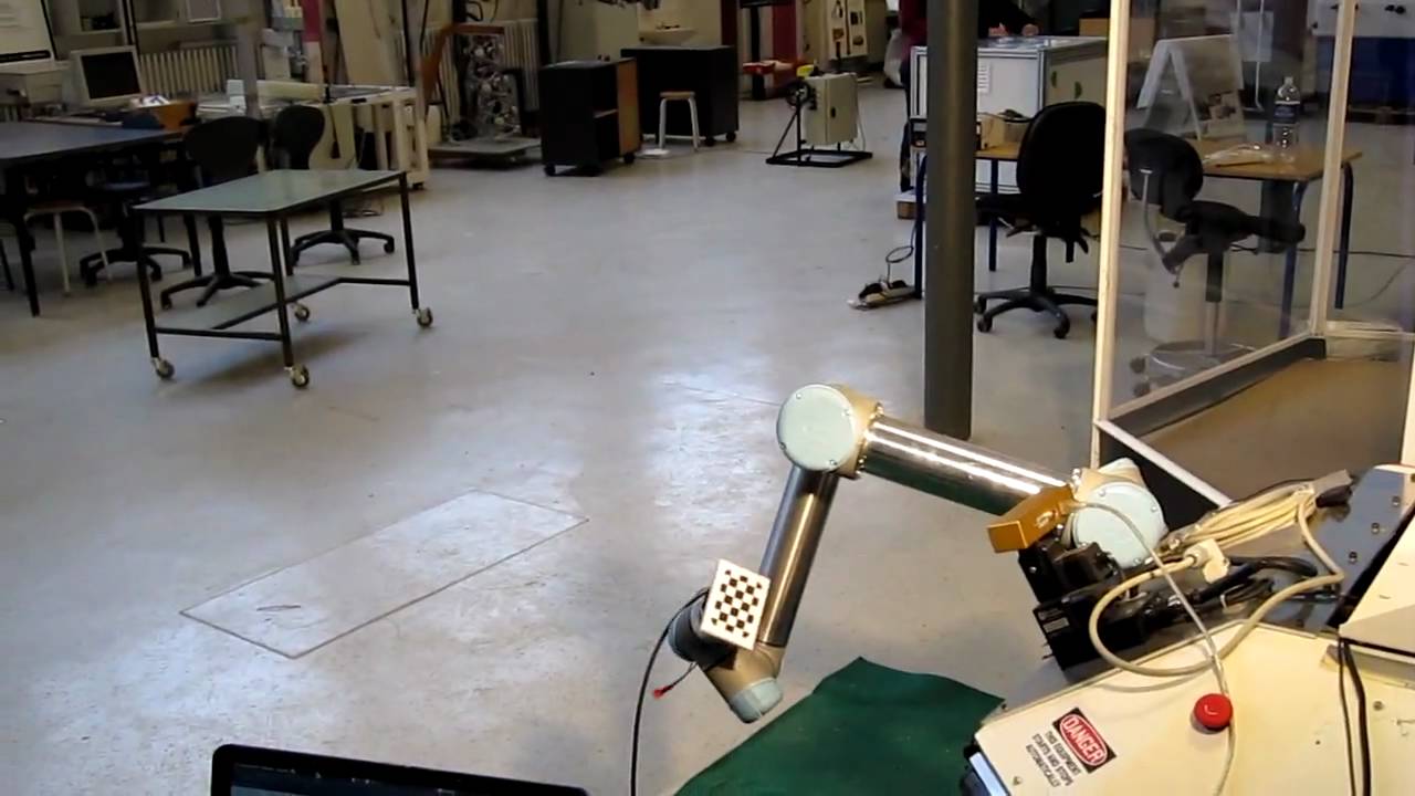 Robot-camera calibration - YouTube