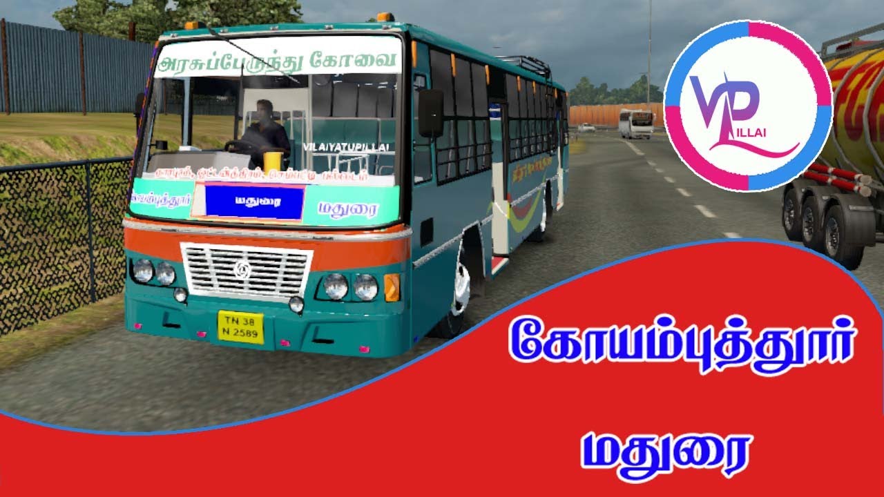 Ets 2 Live | Tnstc Classic Bus Ride | Live Games | Vilaiyatipillai ...
