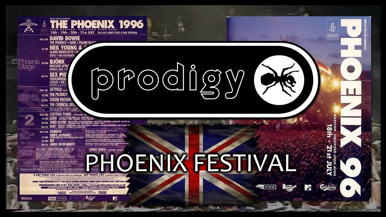 The Prodigy - LIVE AT THE PHOENIX FESTIVAL - 18th July 1996 - YouTube