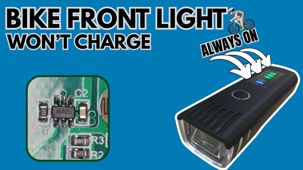 Trying to Fix a FAULTY LED Front Bike Light ... And NO, It Is NOT a ...