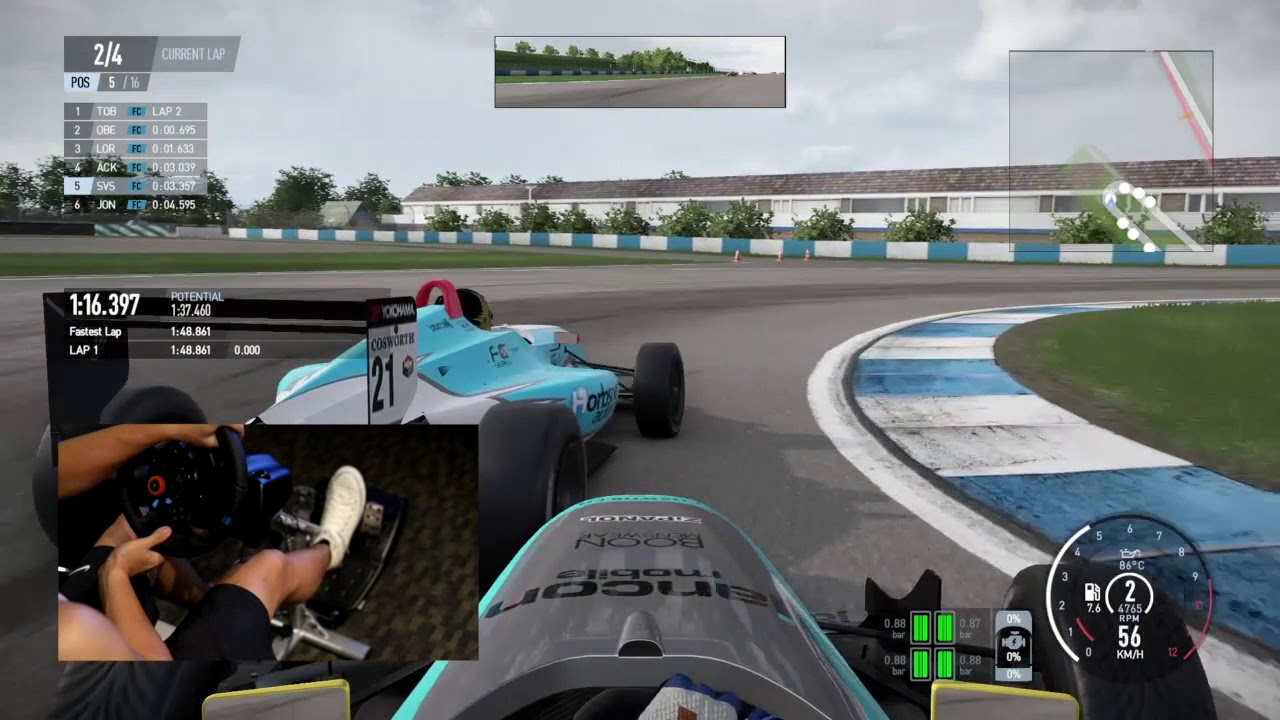 Project Cars 2 - Formula C (Donington Park GP) - YouTube