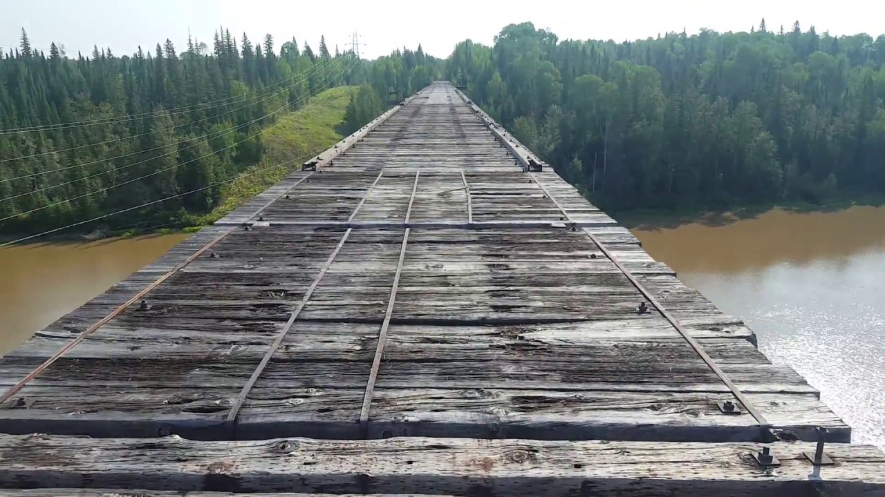 Abitibi River Train Bridge East - Cochrane Ontario - August 20 2017 ...