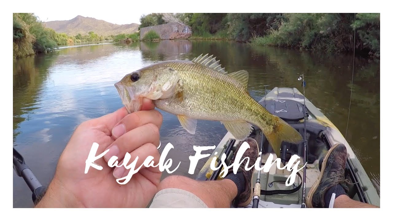SALT RIVER AZ Kayak Fishing with stunning views - YouTube
