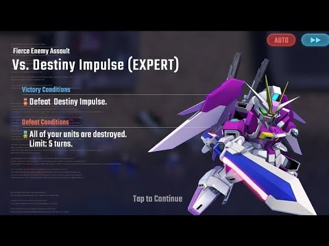 SD GUNDAM G GENERATION ETERNAL: Fierce Enemy Assault (Destiny Impulse EXPERT)~ - YouTube