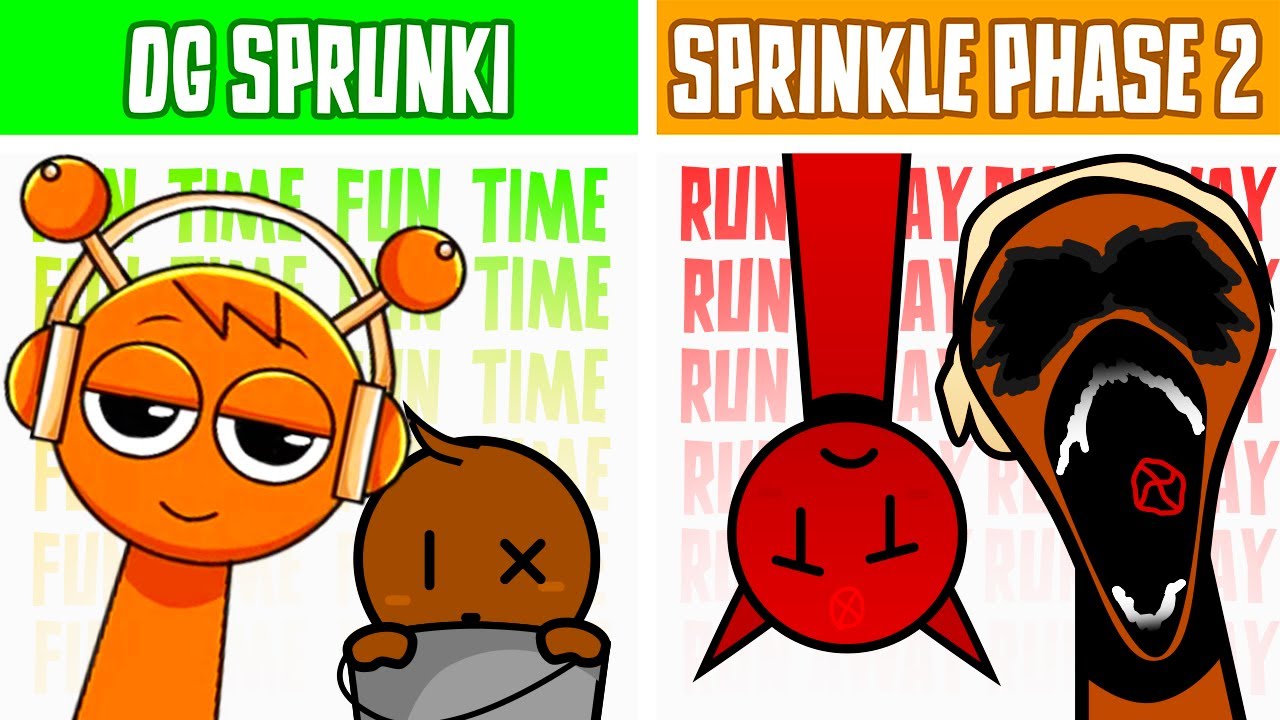Incredibox Sprinkle Phase 2 | Sprunki VS Sprinkle | Normal VS Horror ...