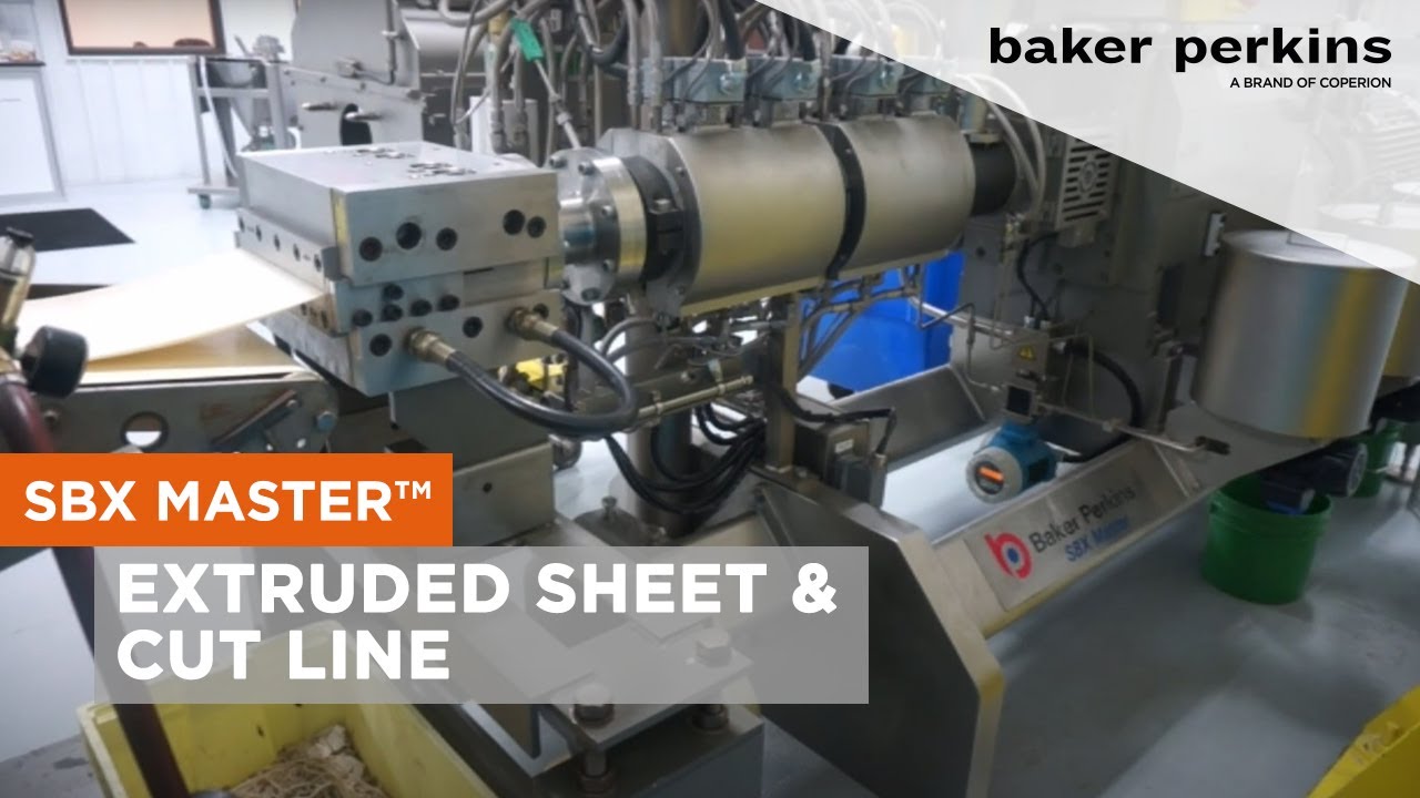 Extruded Sheet & Cut Line for Snack Food Products - YouTube