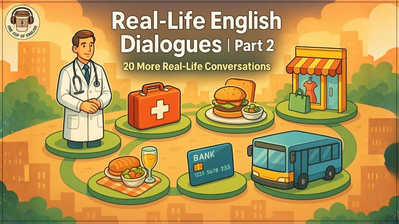 Real-Life English Dialogues for Beginners | Part 2 | 20 More ...