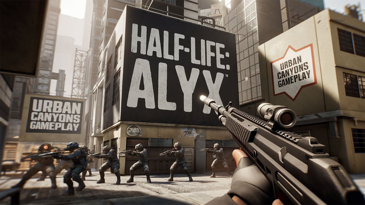 Half Life Alyx - Urban Canyons - Gameplay - YouTube