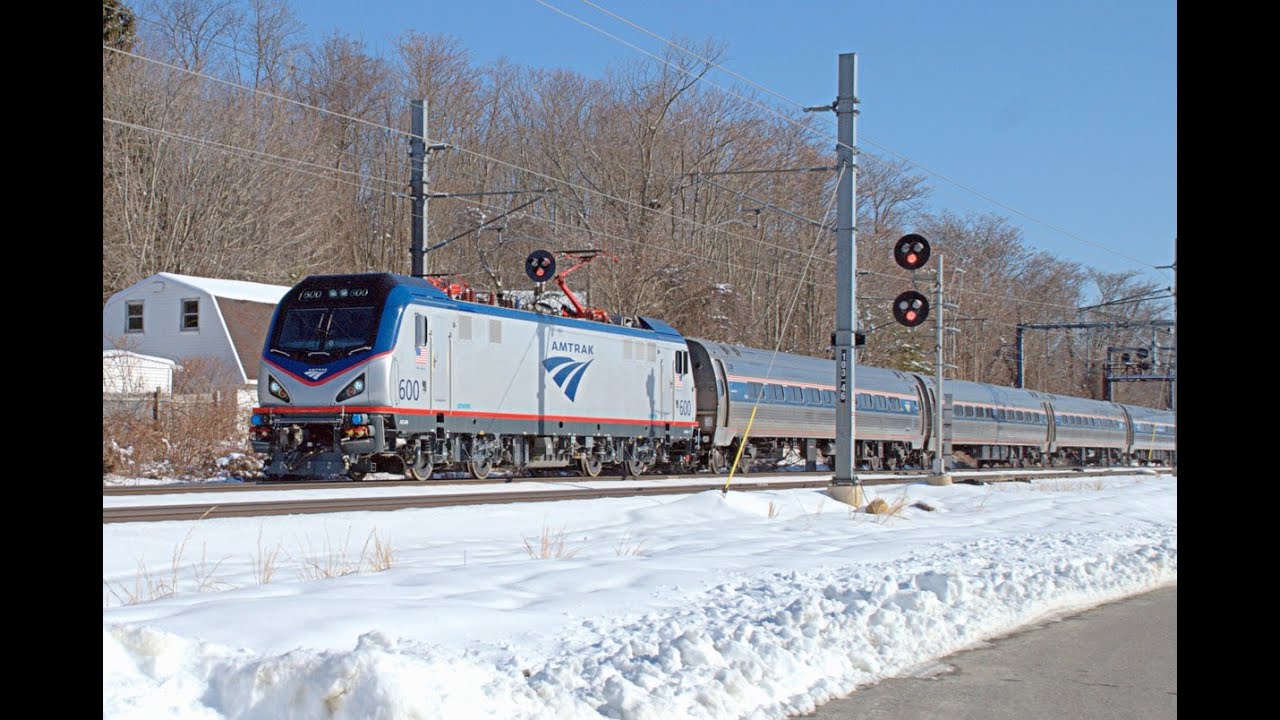 FIRST REVENUE RUN OF AMTRAK'S ACS-64 CITIES SPRINTER - YouTube