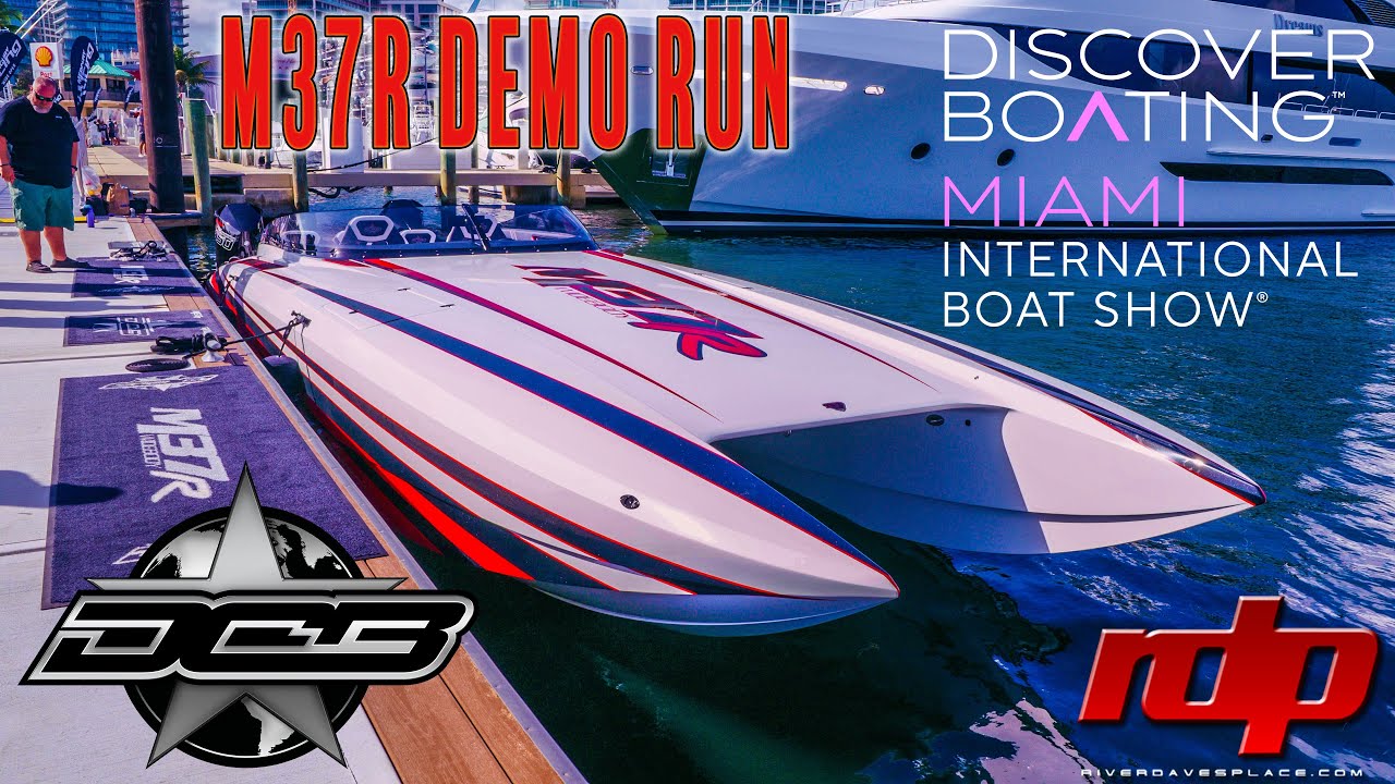 DCB M37R Miami Boat Show 2023 - TEST RUN - YouTube