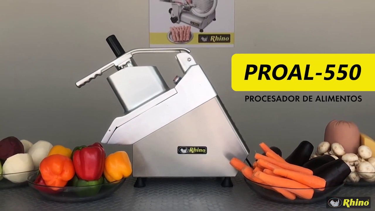 Procesador de Alimentos Rhino® PROAL-550 - YouTube