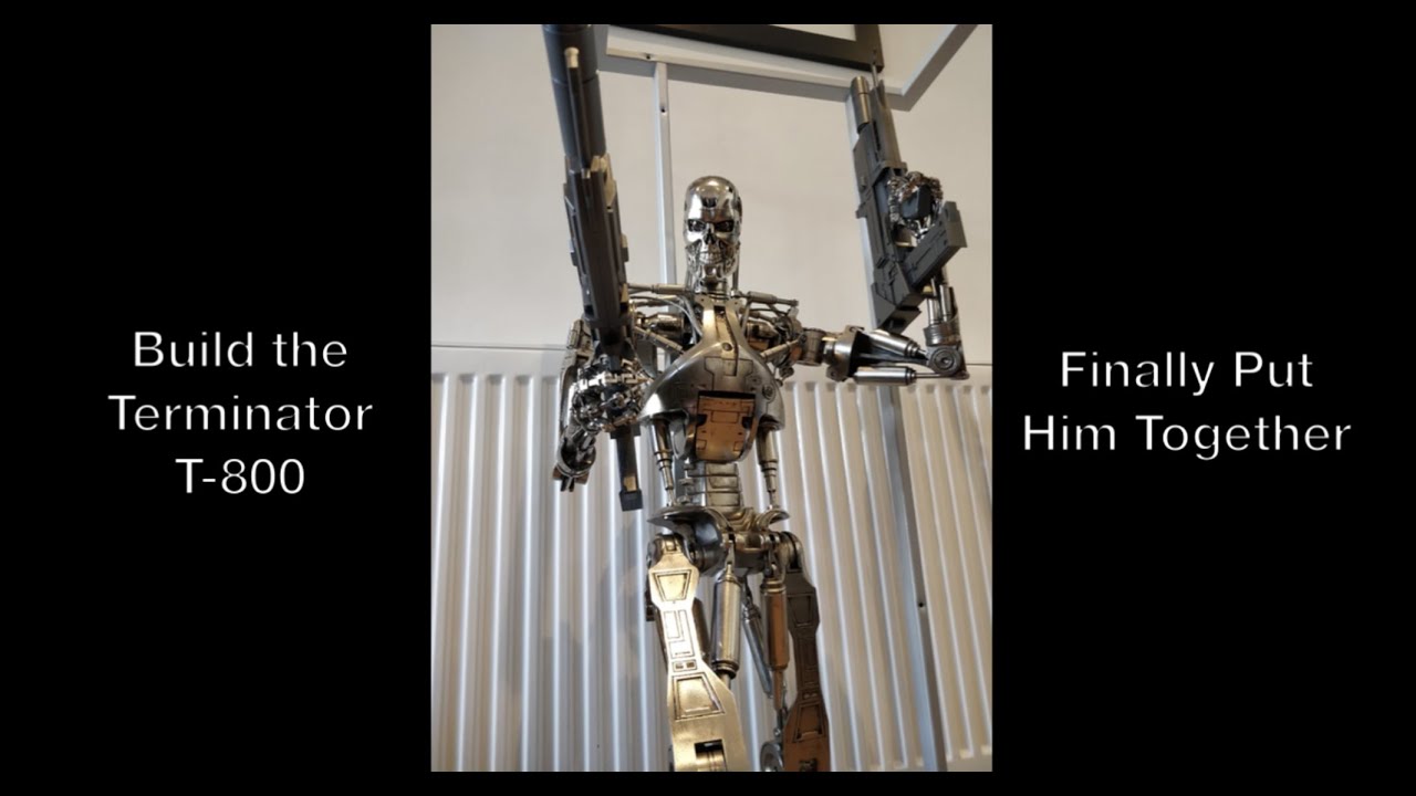 Terminator 2 T800 Endoskeleton 1/2 scale custom figure - YouTube