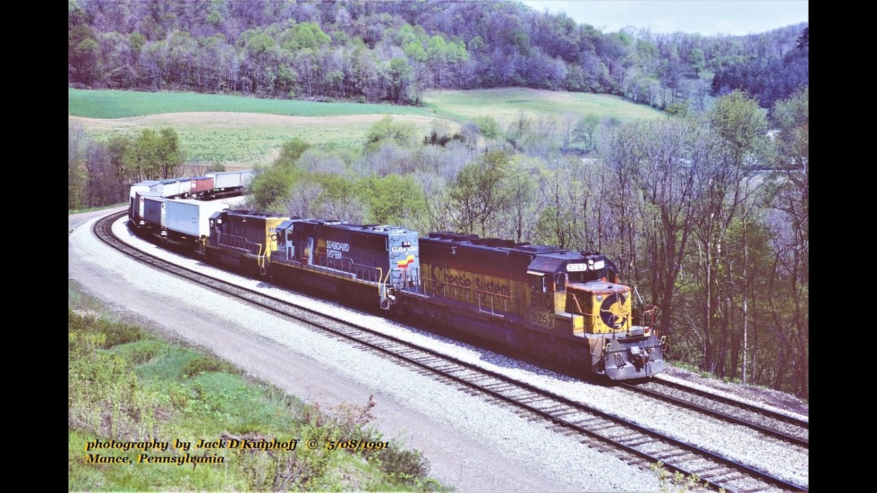 CRANK UP THE VOLUME! Hard working trains pulling Sand Patch Grade ...