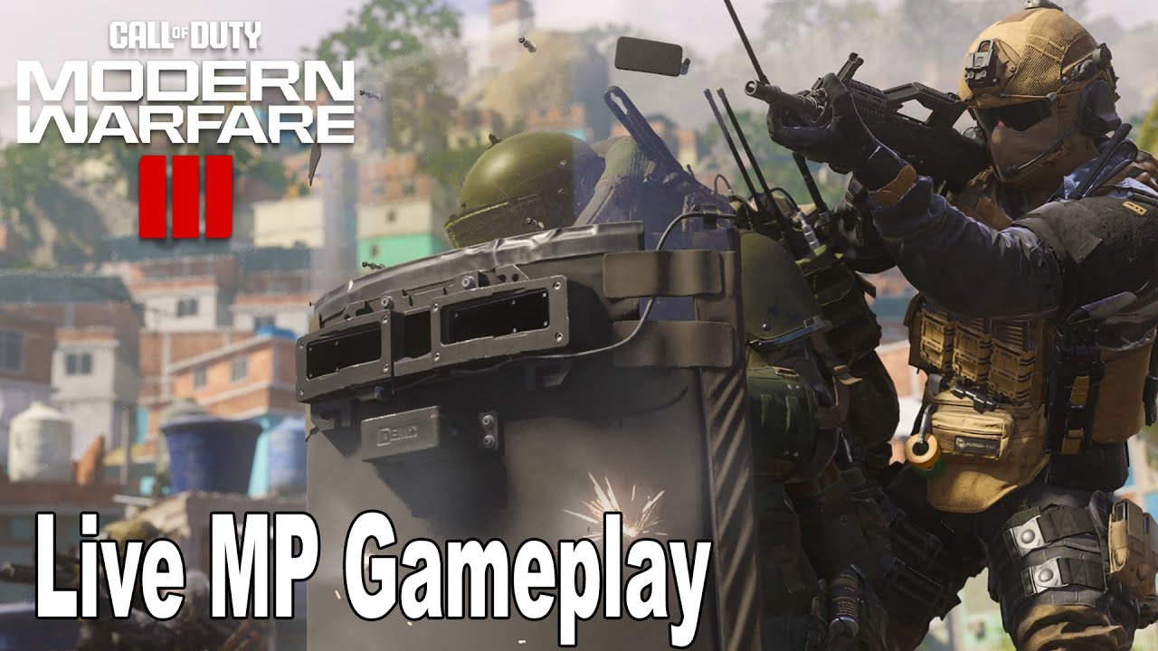 Call of Duty MW3 2023 Live Multiplayer Gameplay Reveal Commentary - YouTube