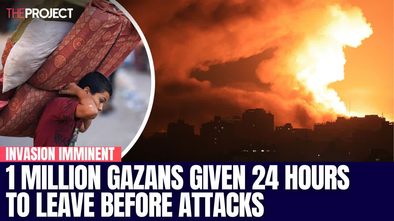 One Million Gazans Given 24 Hours To Leave Before War - YouTube