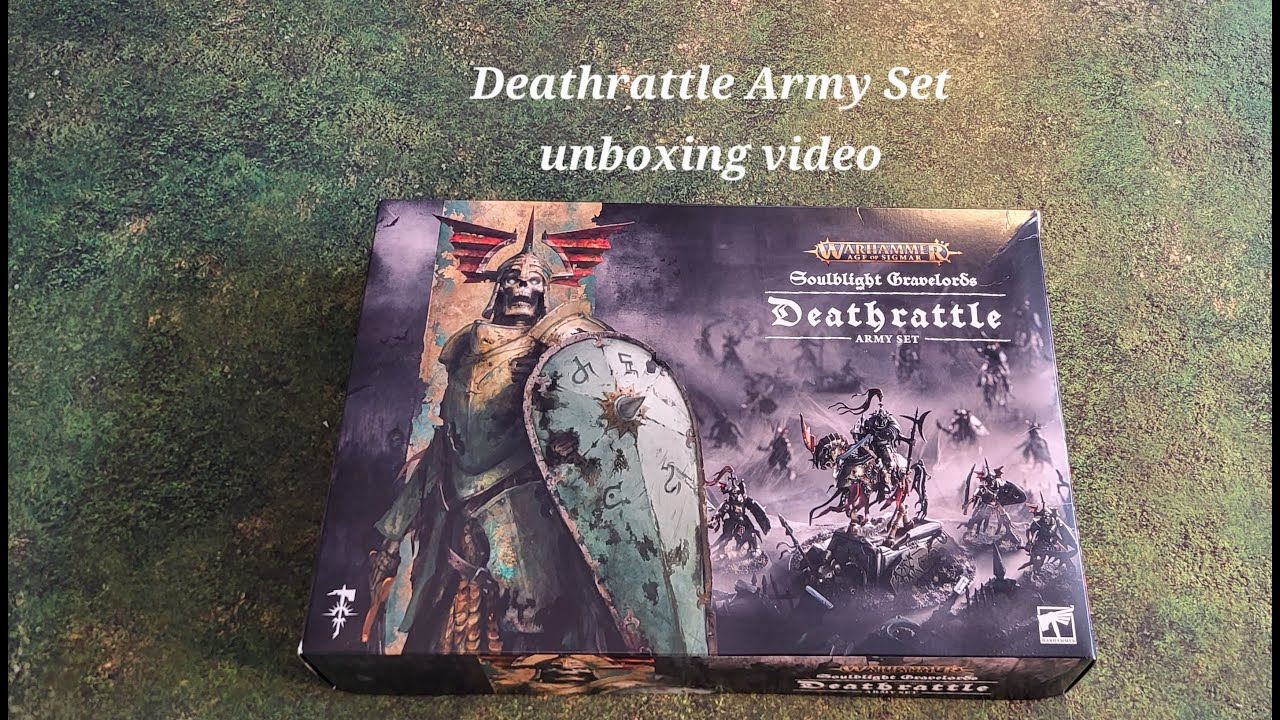 Warhammer: AoS: Soulblight Gravelords Deathrattle Army Set unboxing ...