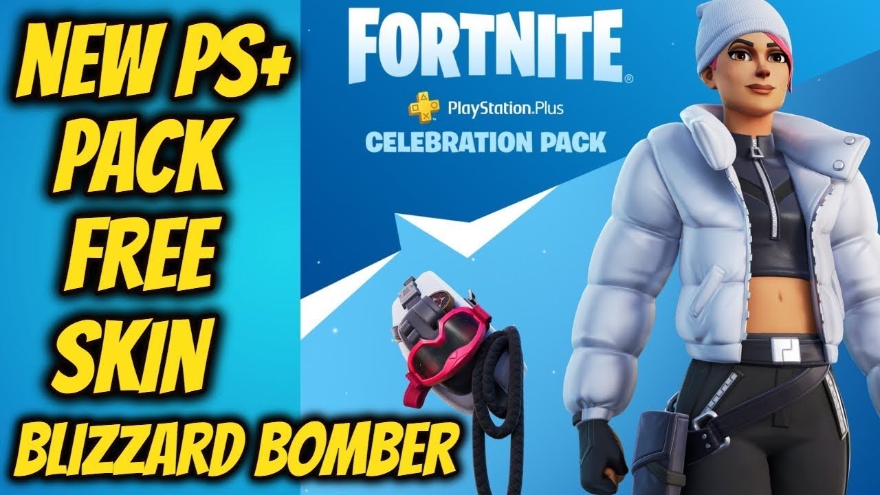 Fortnite Blizzard Bomber Exclusive (PlayStation Celebration Pack PS5 ...