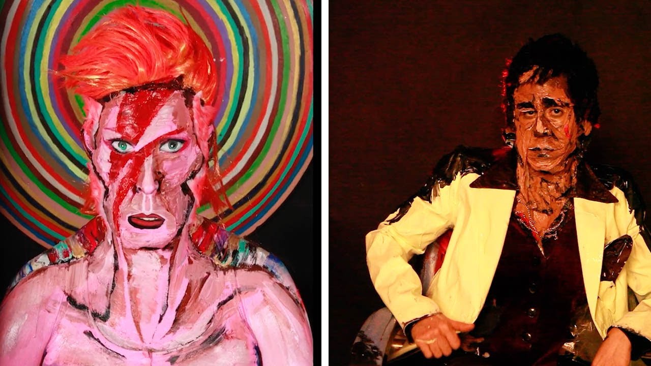 Artist Transforms Models Into Distorted Celebs - YouTube