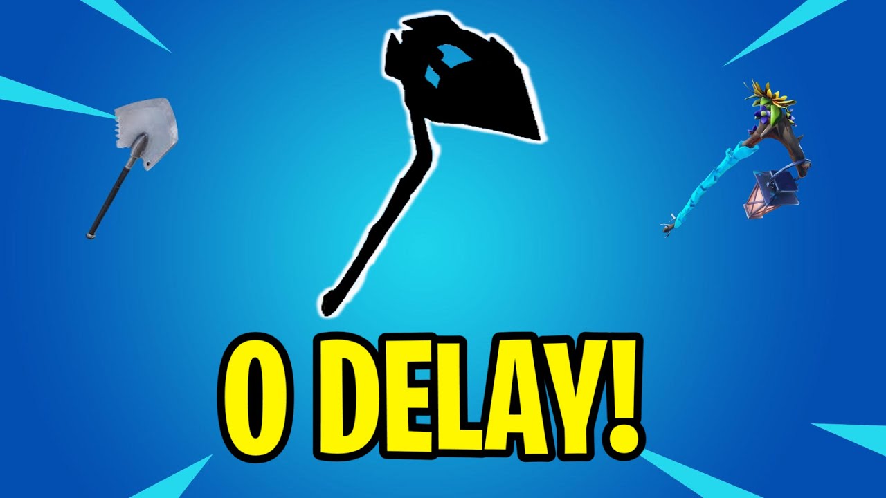 THE SECRET 0 DELAY PICKAXE! #fortnite - YouTube