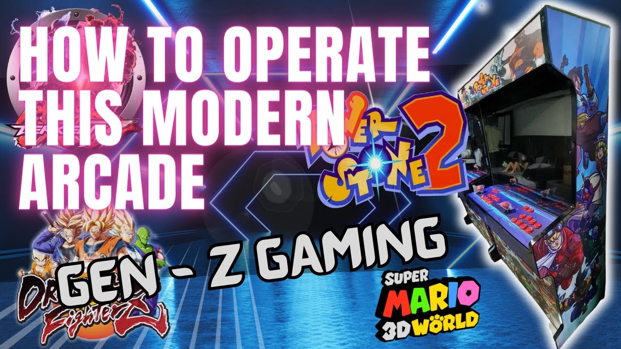 HOW TO OPERATE THIS MODERN ARCADE (GEN - Z GAMING) - YouTube